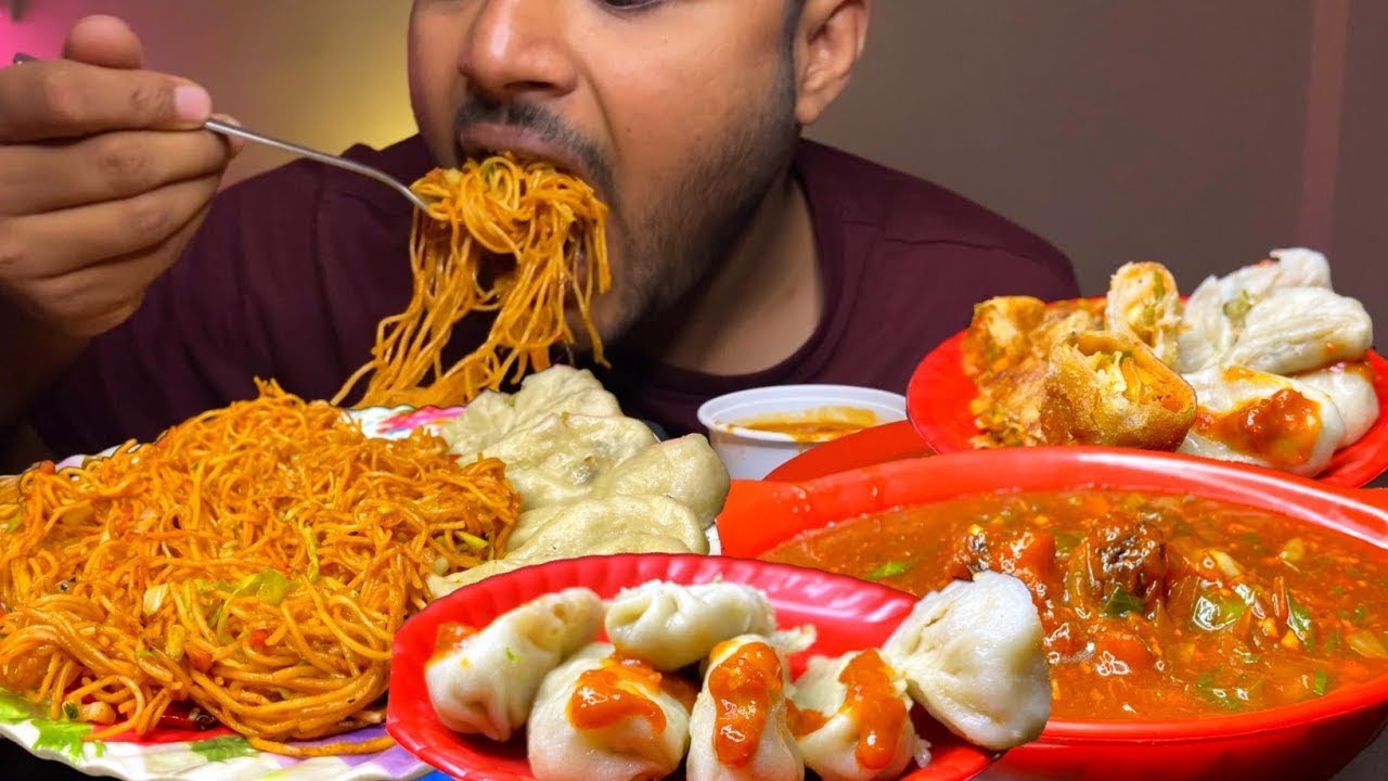 Ultimate Chinese Platter Mukbang 🤤 Spring Rolls & More! - YouTube