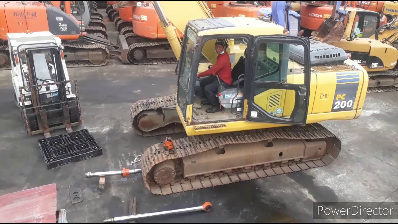 pull out cylinder boom - YouTube