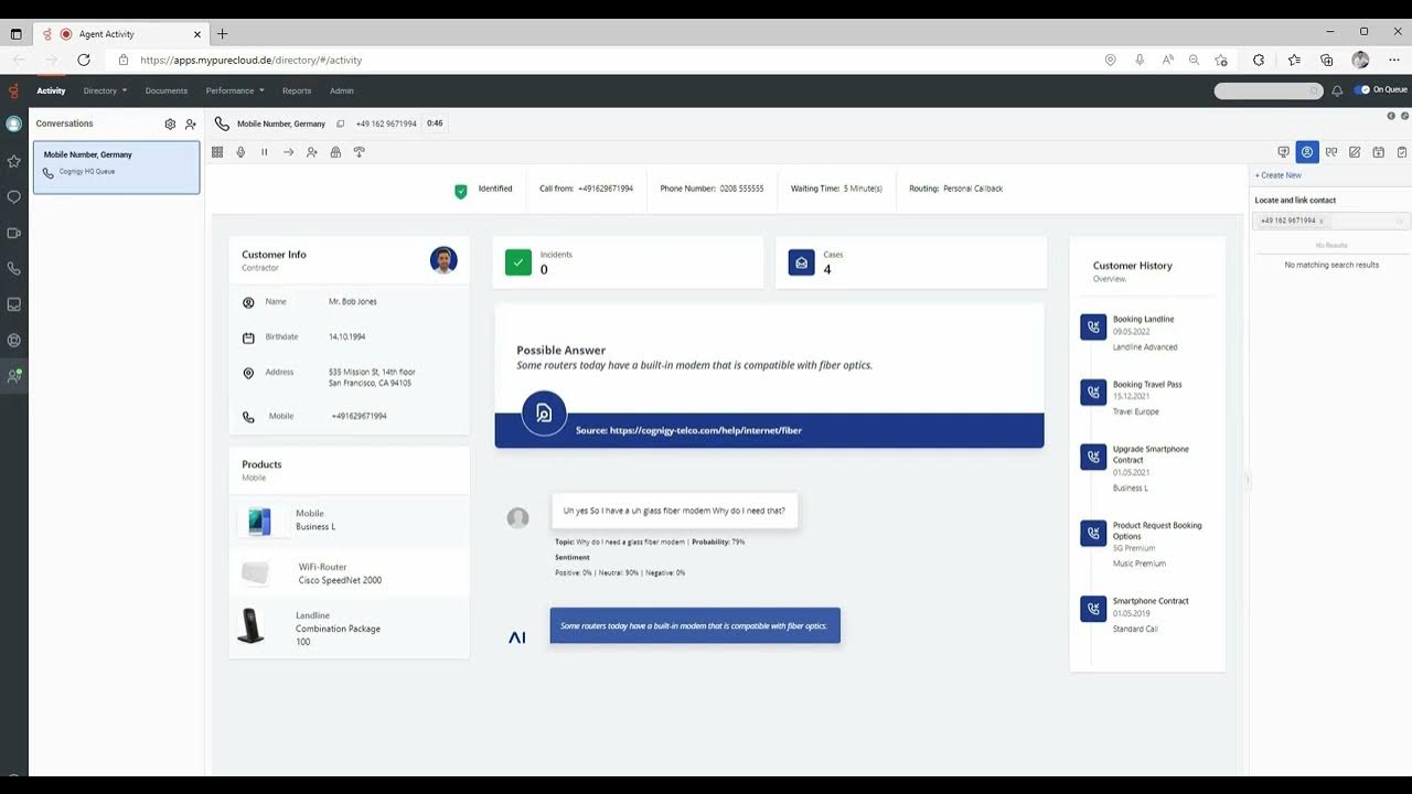 Agent Assist in Genesys Cloud, powered by Cognigy - YouTube