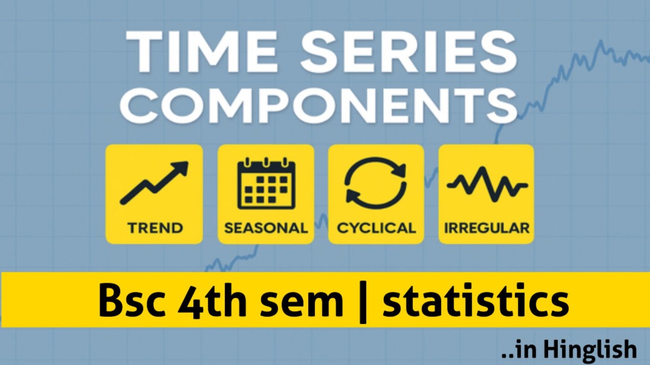 Components of Time Series|B.Sc4Sem Statistics|Trend,Seasonal,Cyclical ...