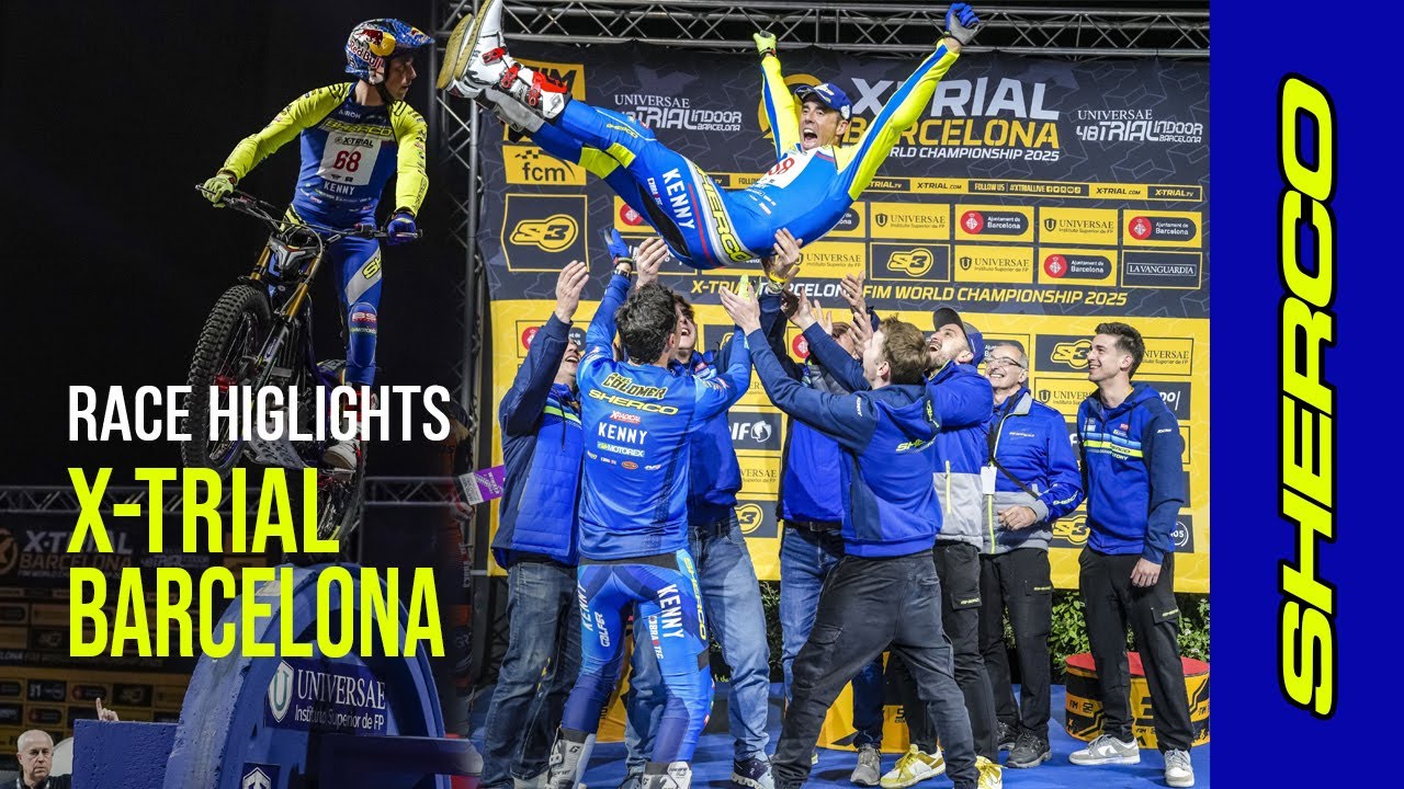 SHERCO - ADAM RAGA XTRIAL BARCELONA 2025 - YouTube