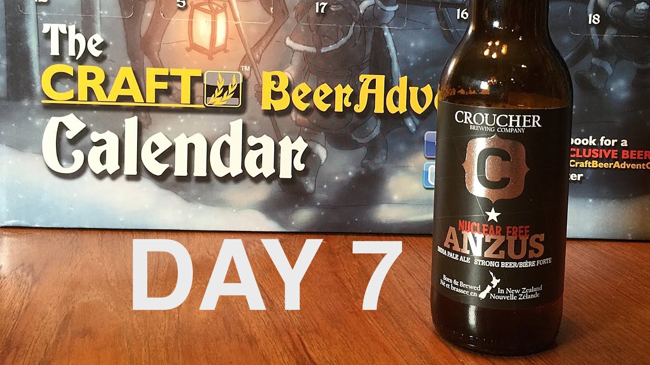 Craft Beer Advent Calendar Day 7 - Nuclear Free ANZUS IPA - YouTube