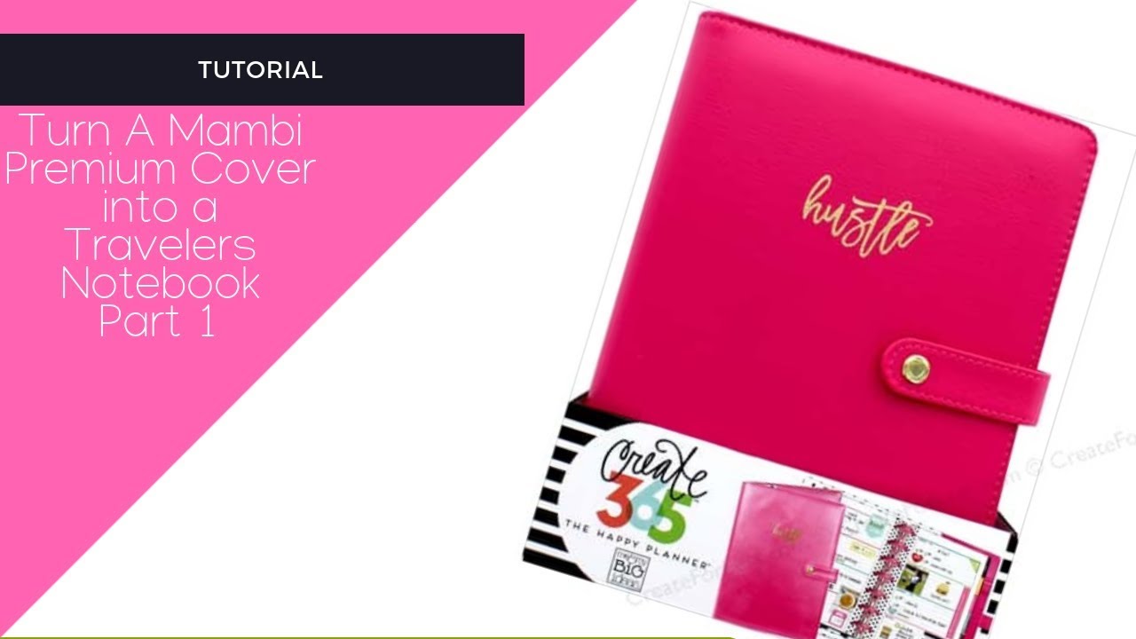 Turn A Mambi Premium Cover into a Travelers Notebook - YouTube