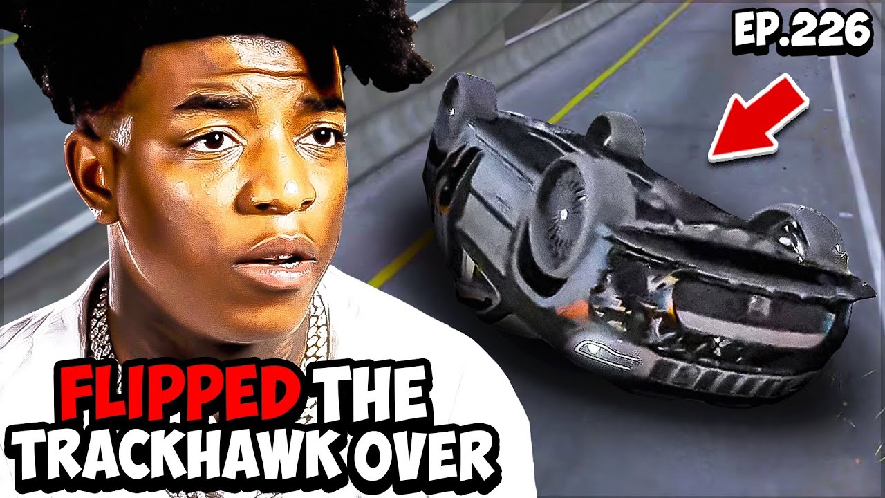 Yungeen Ace Goes Wild In A Trackhawk! He Flipped Over😱 | Gta Rp | Last ...