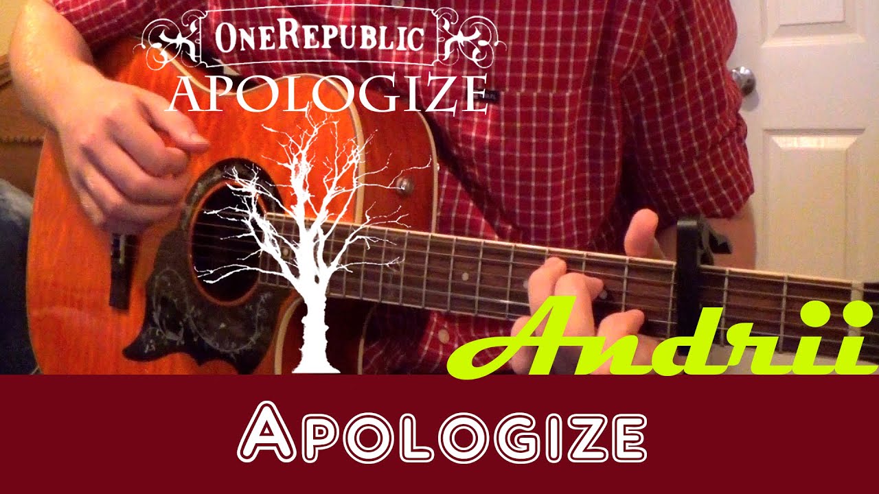 Apologize by One Republic | Guitar cover - YouTube