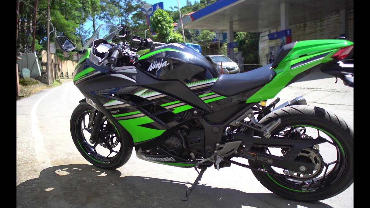2017 Kawasaki Ninja 300 KRT Edition on the streets of Aizawl in 4K ...