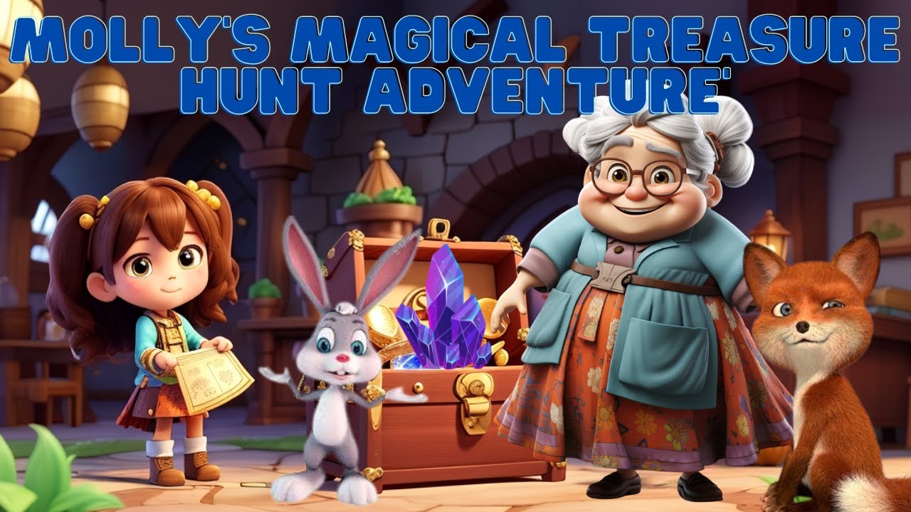 Molly's Magical Treasure Hunt Adventure | Kids Learning Video | Short ...