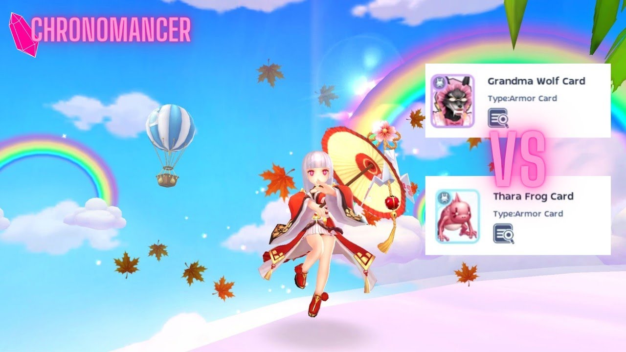 Thara Frog Card VS Grandma Wolf Card, Chronomancer POV, Ragnarok Mobile ...