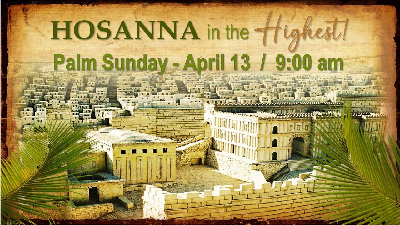 Palm Sunday: St. Mark Lutheran, Conroe, TX - 4/13/2025 9:00 am - YouTube