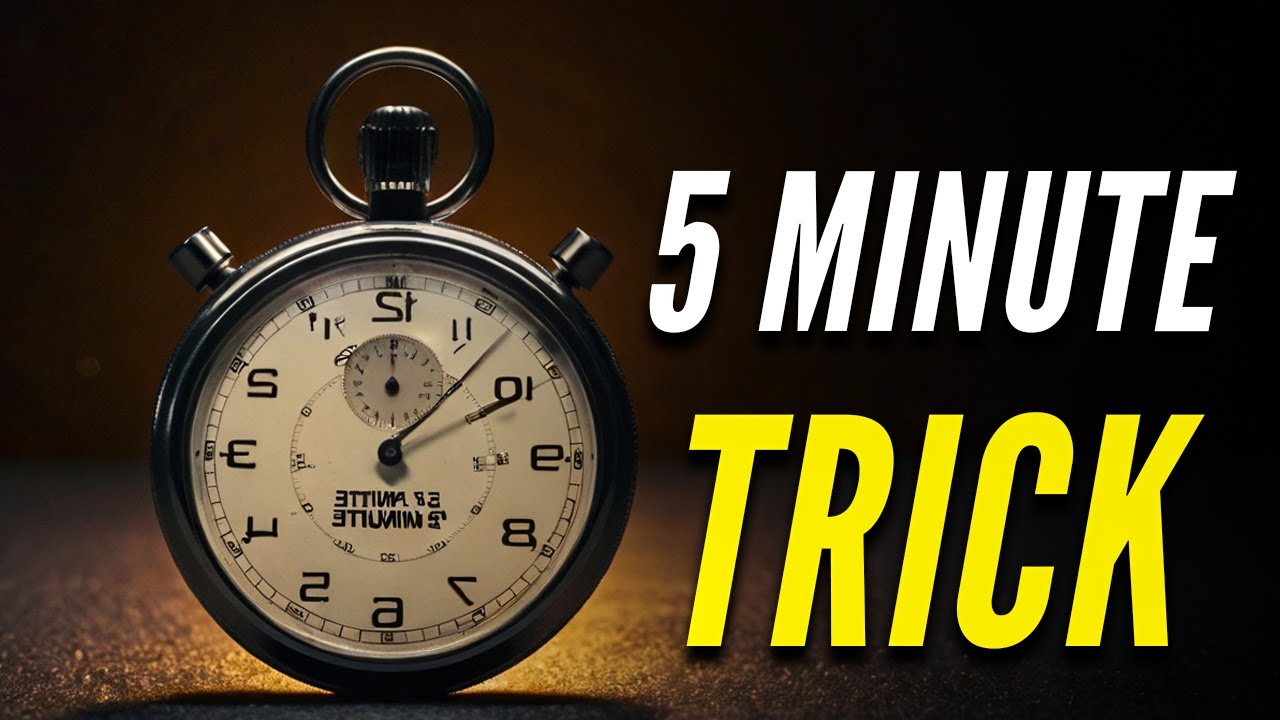 5-Minute Trick That Will Transform Your Productivity Forever - YouTube