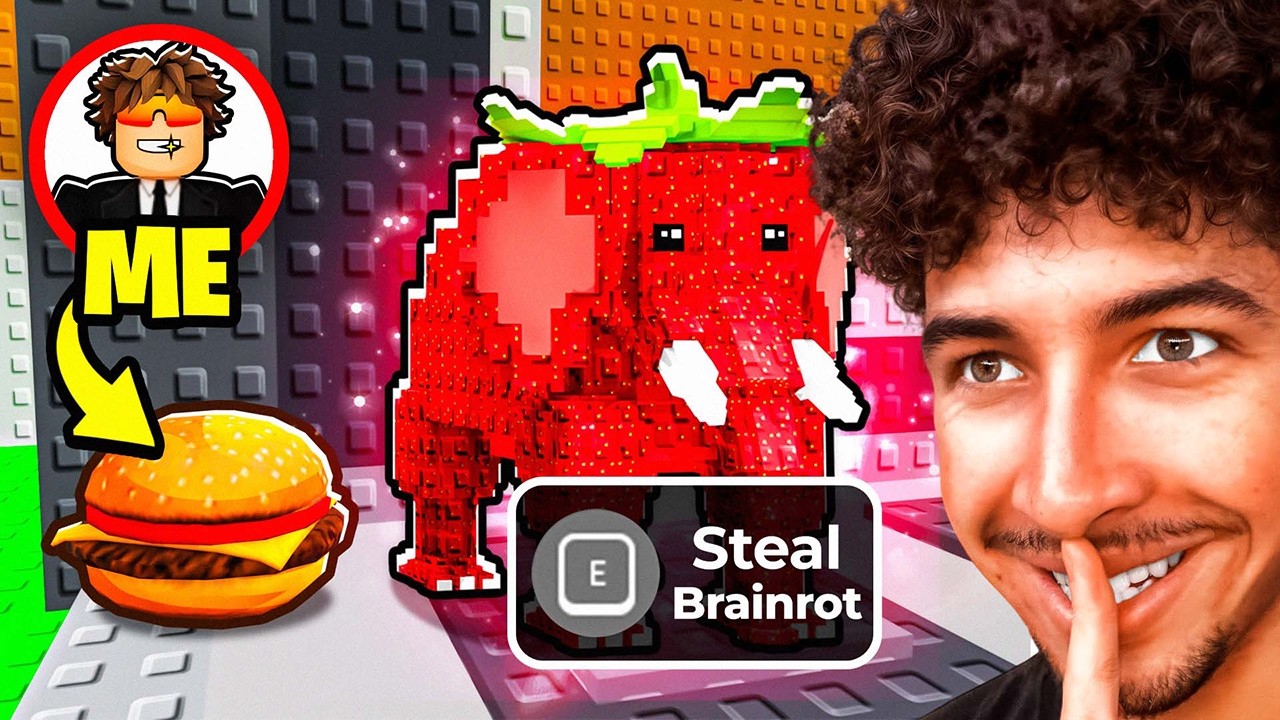 Using The SMALLEST SKIN In Steal A Brainrot.. - YouTube