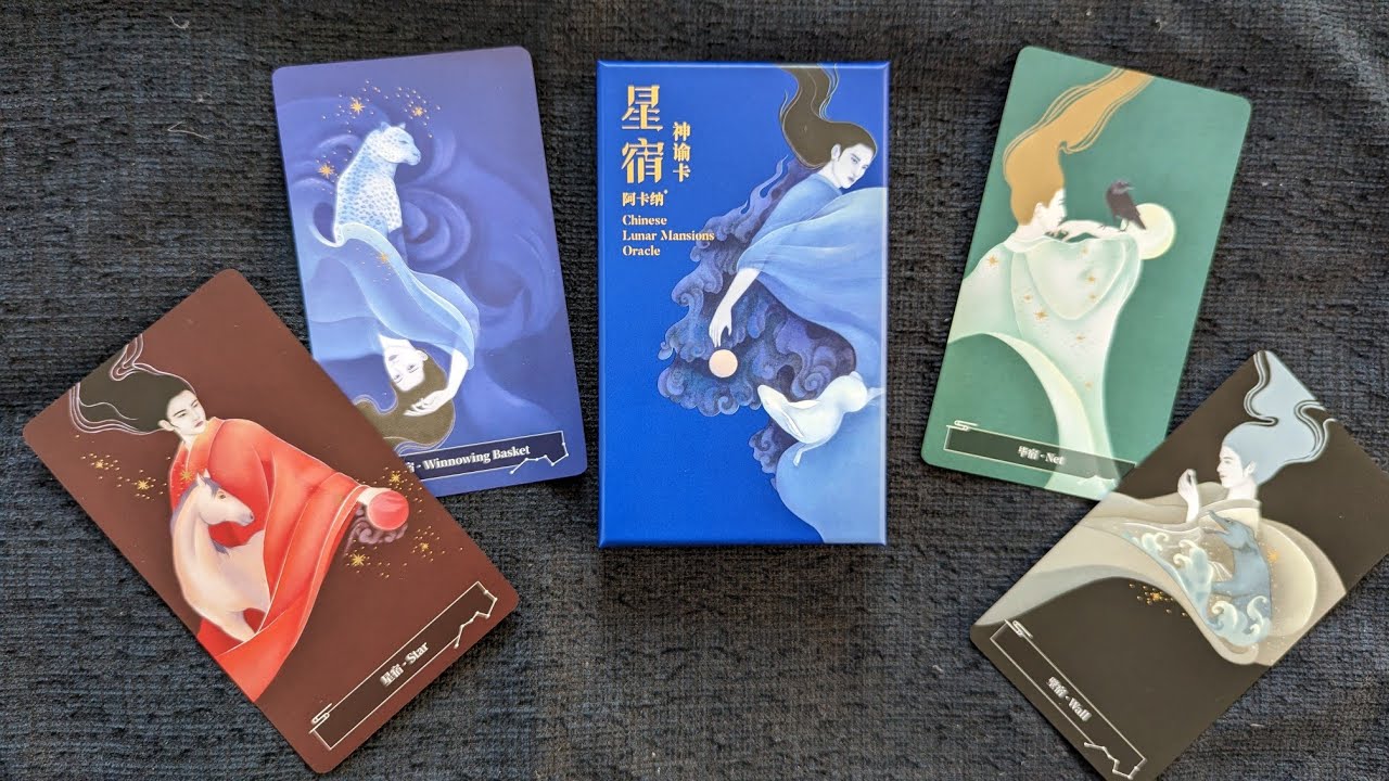 🌕 Chinese Lunar Mansions oracle, la magie de la lune (review, video ...