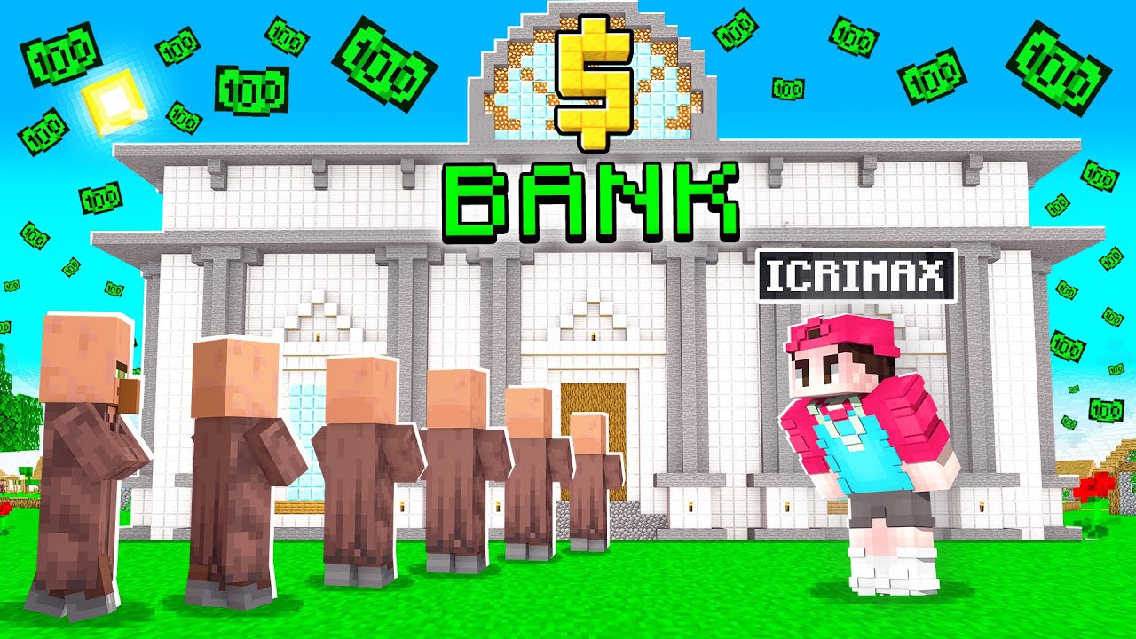 Ich ERÖFFNE eine VILLAGER BANK in Minecraft! - YouTube