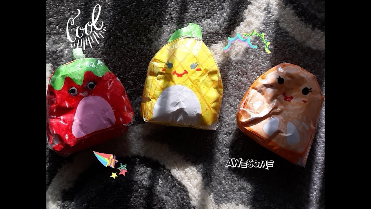 DIY MINI PINEAPPLE SQUISHMALLOW PAPER SQUISHY!!! - YouTube