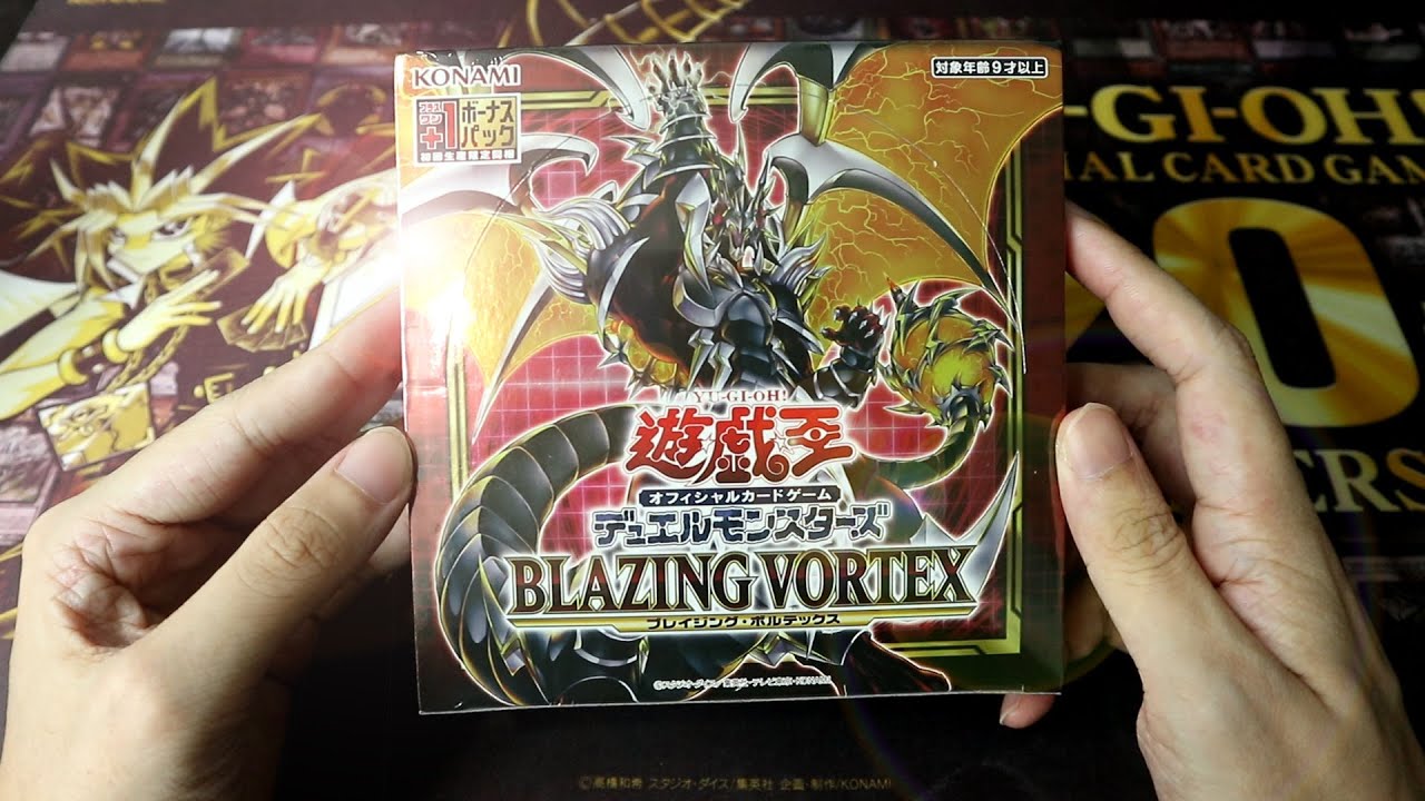 YU-GI-OH! OCG Blazing Vortex Booster Box Opening ICHI JUU HYAKU SEN MAN ...
