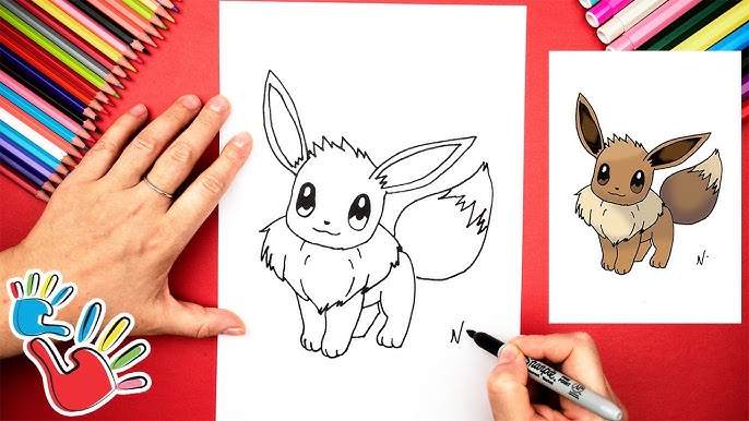 How To Draw Eevee The Pokemon Step By Step Drawing Tutorials