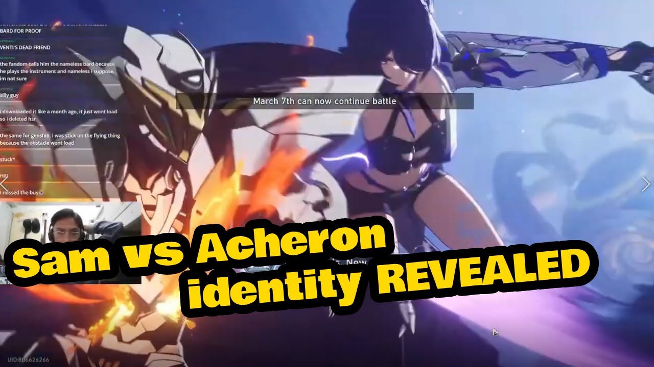 Sam vs Acheron identity revealed EVERYONE IS SUS (Honkai Star Rail ...