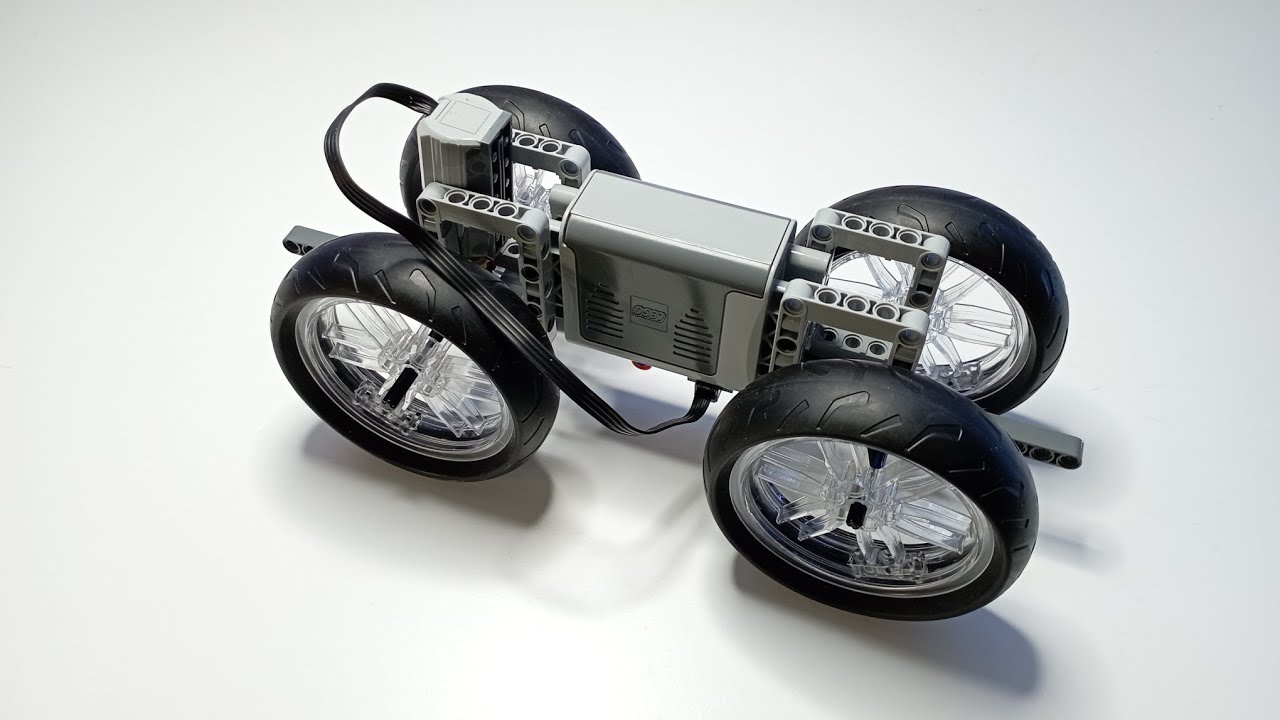 Built a LEGO Technic useless Flip-Flop Car with a direction switch mode ...