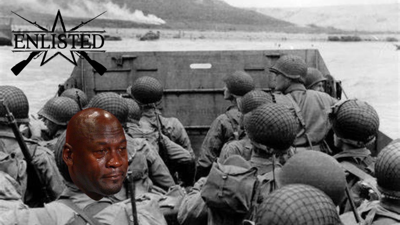 Storming the beaches of Normandy in Enlisted - YouTube