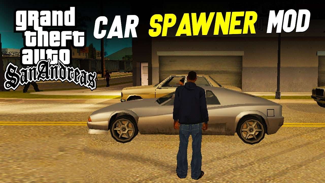 GTA San Andreas Android Mods: Car Spawner CLEO Mod - YouTube