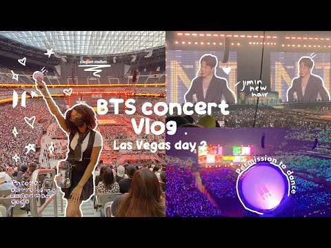 MY FIRST BTS CONCERT! *vlog PTD Las Vegas Day 2