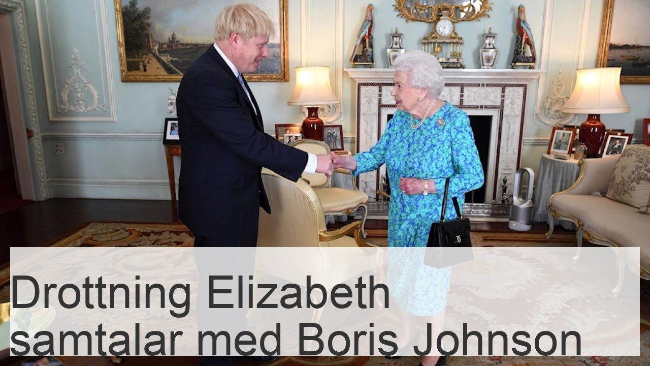 Drottning Elizabeth har samtal med Boris Johnson i samband med COVID ...