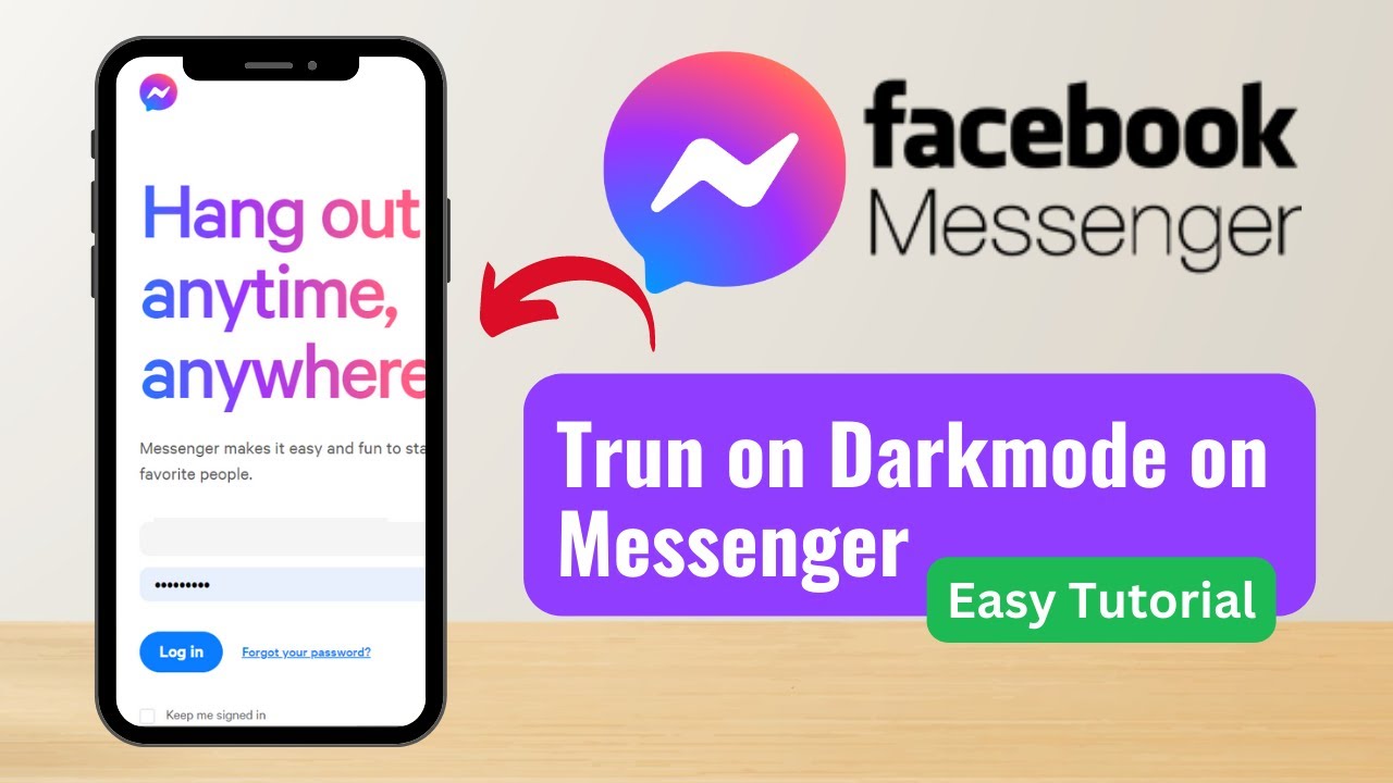 How to Turn on Dark mode on Messenger - YouTube