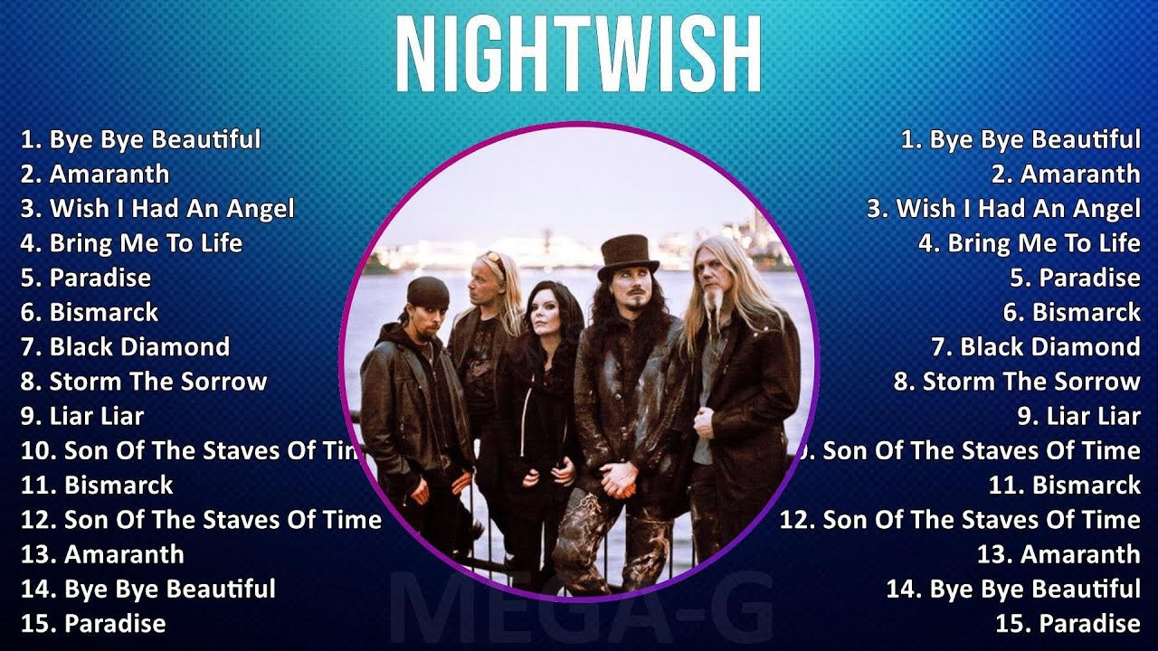 N i g h t w i s h MIX Best Songs ~ 1990s Music So Far ~ Top Pop, Goth ...