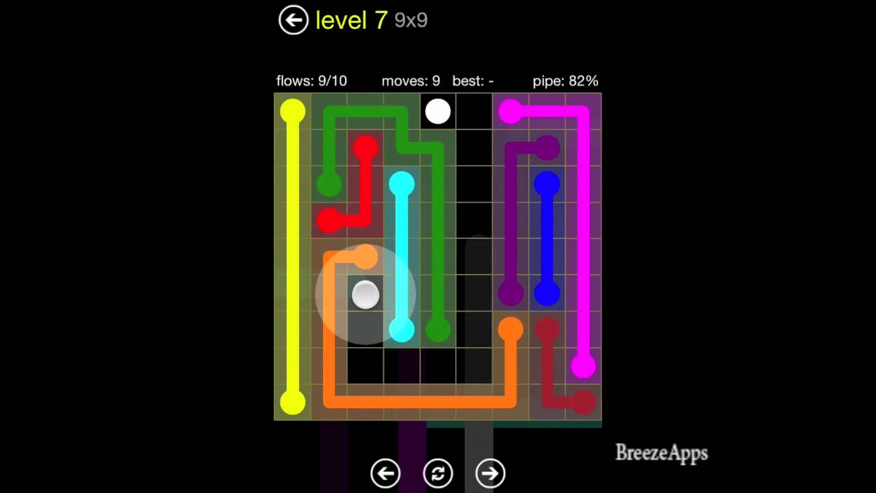 ‪Flow Free 9x9 level 7 (Regular Pack Hard)‬ - YouTube