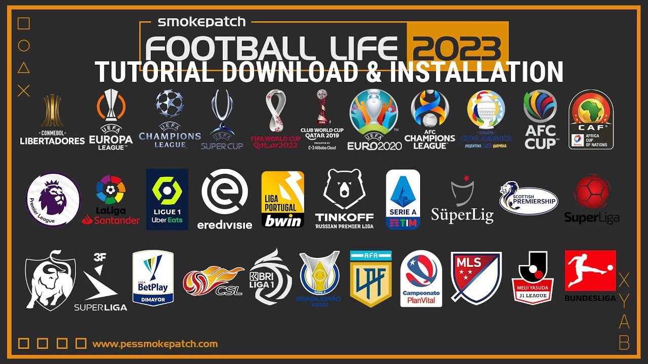 SmokePatch Football Life 2023 - WITH TUTORIAL INSTALL & DOWNLOAD - YouTube