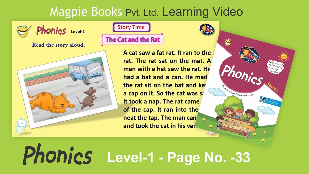CVC Words-a Story | Phonics | Easy Story for Kids | Learning Booster ...