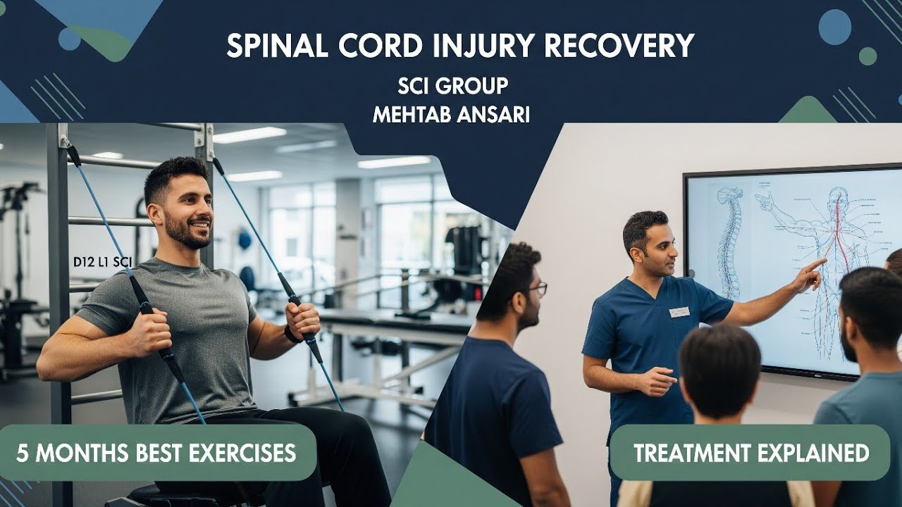 Spinal Cord Injury Recovery | D12 L1 SCI Patient 5 Months Best ...