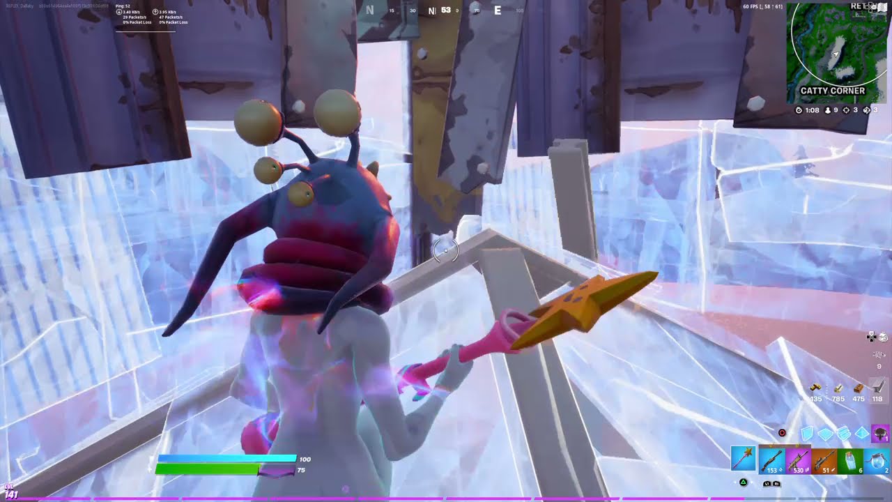 FULL WHITE "Joltara" Superhero Skin Solo Gameplay (Fortnite No ...