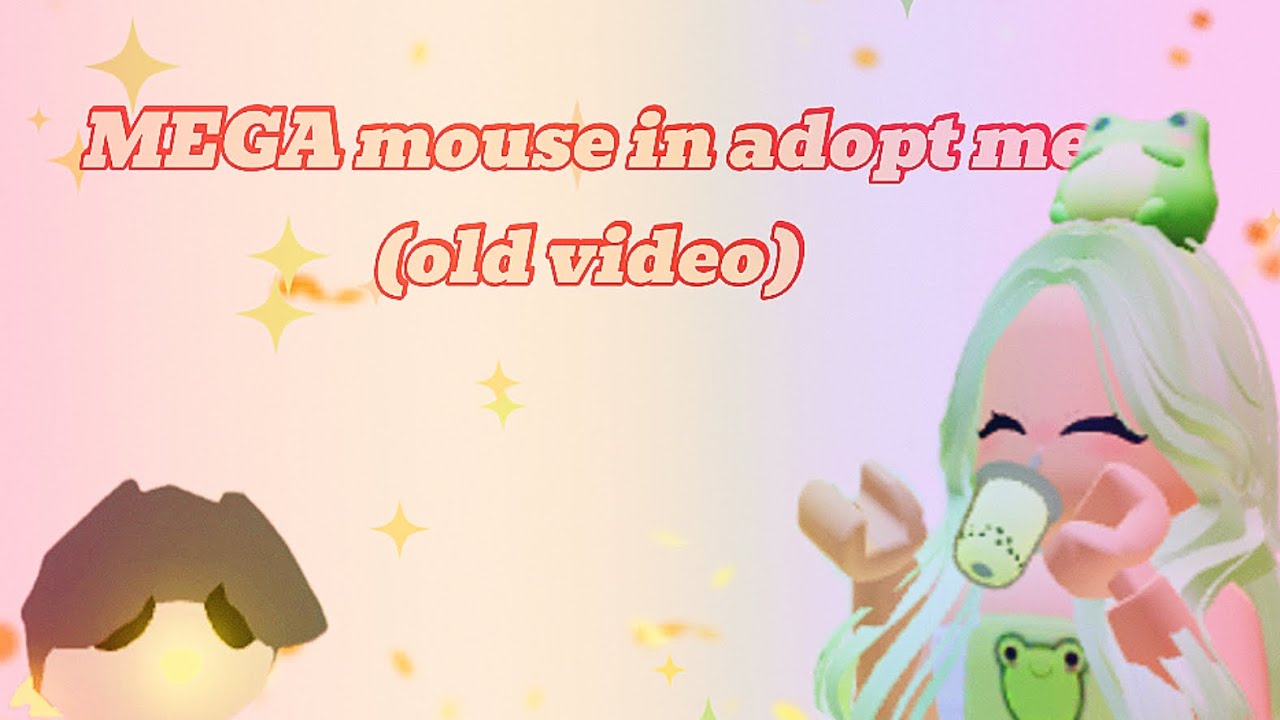 Making a mega mouse in adopt me! OLD VIDEO!!! - YouTube