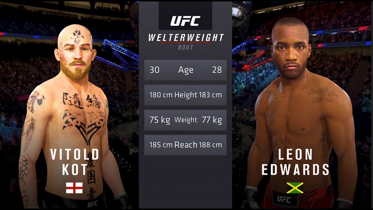 Epic Showdown in UFC 4! Battle with Leon Edwards on PS5! 👊🎮 - YouTube