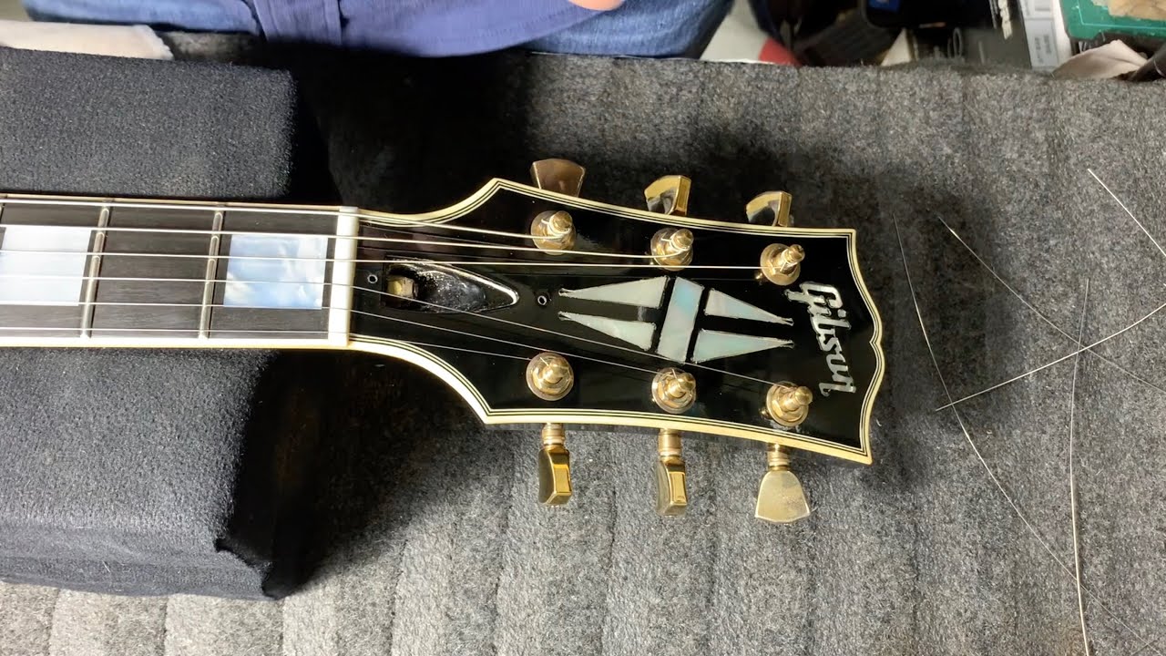 How to String a Gibson Les Paul Style Guitar (5mins Version)如何更換弦線 ...