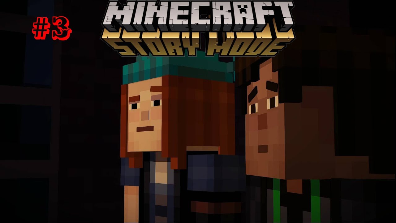 Minecraft Story Mode #3 Стрёмный мужик - YouTube