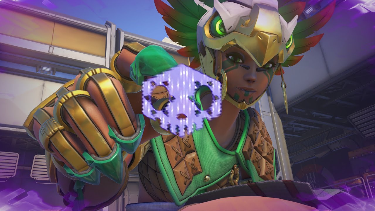 Sombra's Doomscroll Highlight Intro With Assorted Skins - YouTube