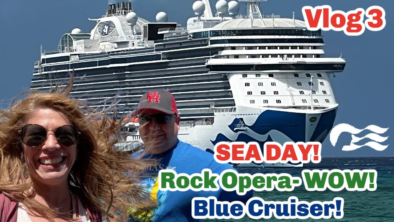 SKY PRINCESS 2022 SEA DAY | Rock Opera | Marriage Match | Rough Seas ...
