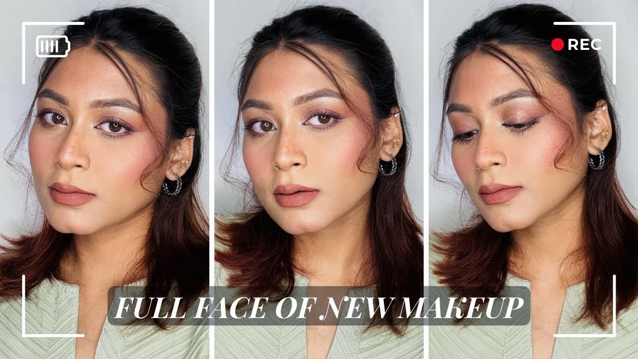 Full Face Of New Makeup | Easy Makeup Look | Affordable | Hues Of Ahana ...