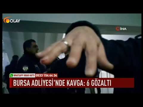 Bursa Adliyesi'nde kavga: 6 gözaltı