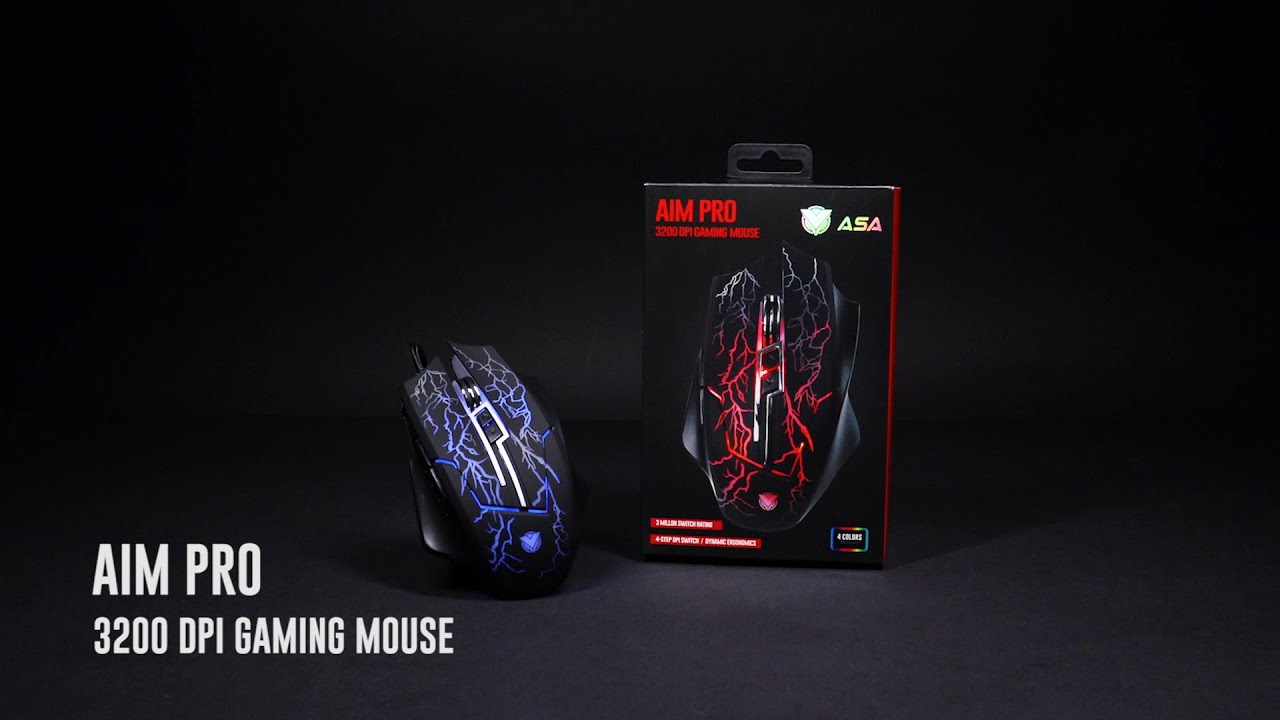 ASA AIM PRO GAMING MOUSE - YouTube