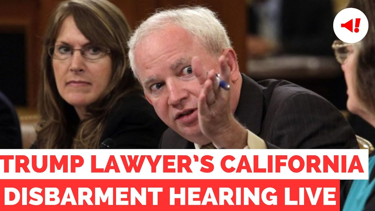 Who is John Eastman? Trump lawyer’s California disbarment hearing to be ...