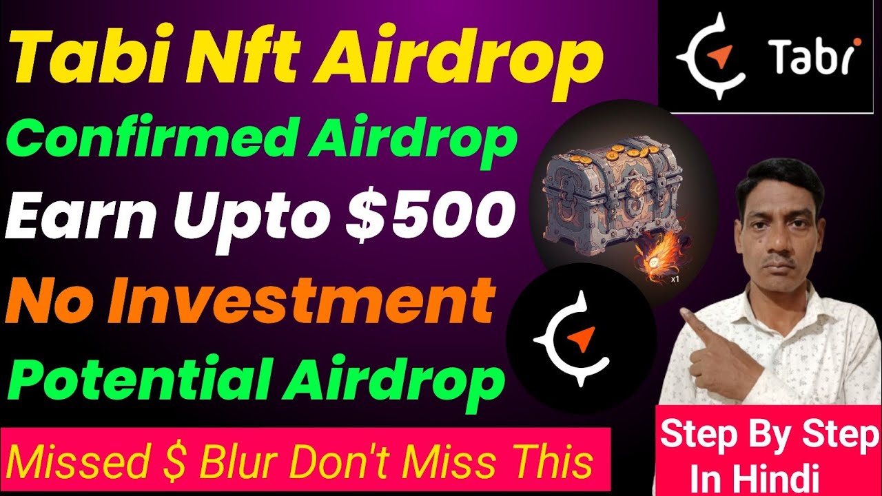 $500 TABI NFT Airdrop Claim Under 5 Minutes 🤩 | TABI NFT TestNet | New ...