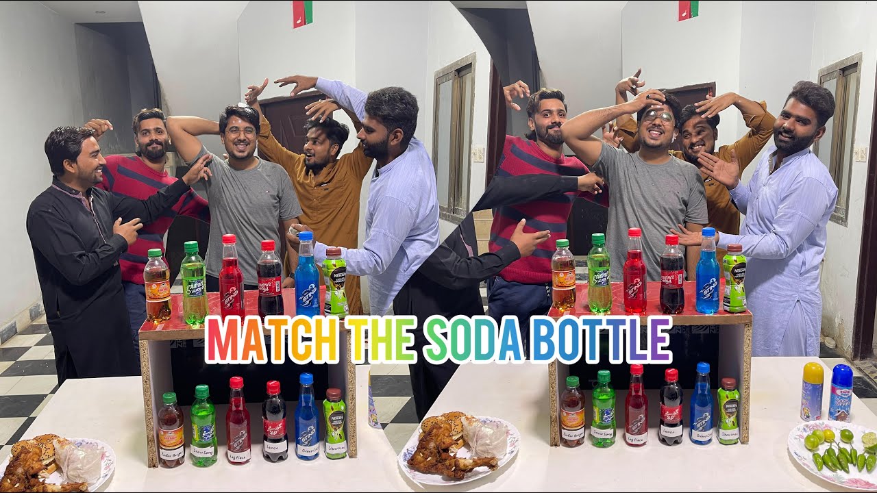 SODA BOTTLE COLOR MATCH CHALLENGE! Win A BIG PRIZE 🏆 - YouTube