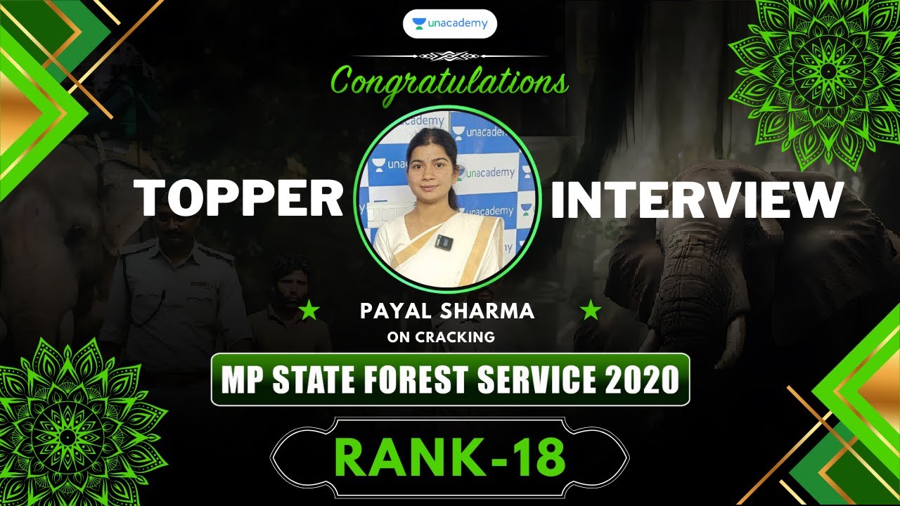 18th Rank | MP Forest Service Exam 2020 | Forest Ranger | Payal Sharma ...