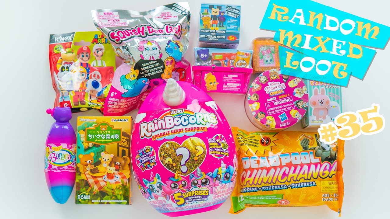 Random And Mixed Loot Opening Surprise Blind Bag Toys Unboxing #35 ...