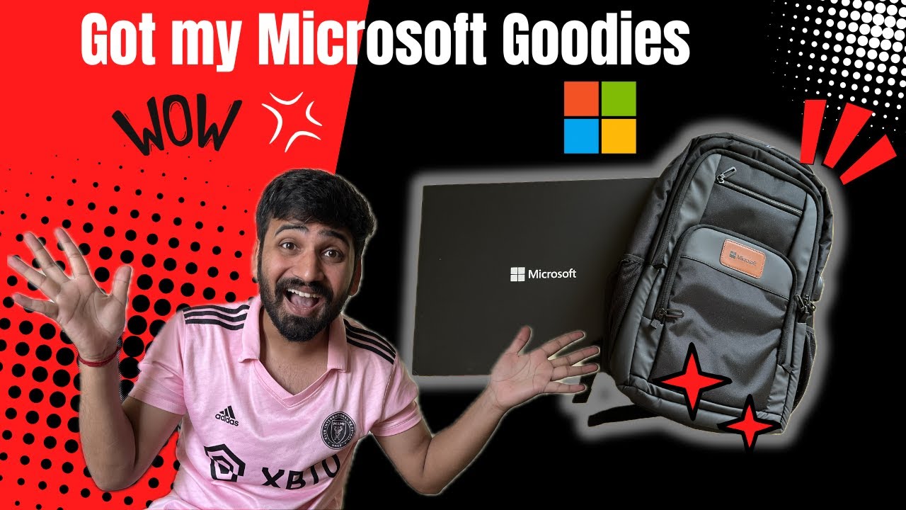 Unboxing my Microsoft Joining Goodies | Software Engineer | Hyderabad ...