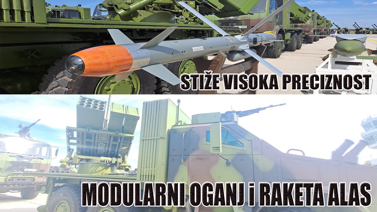 NOVI ARTILJERIJSKI SISTEM / MODULARNI OGANJ / RAKETA ALAS - YouTube