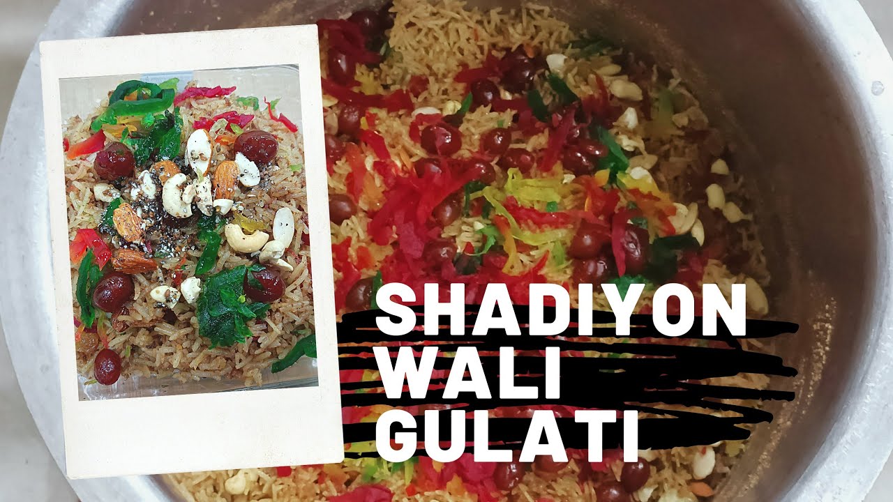 Shadiyon Wali Gulati Recipe | Gulati Recipe Sweet Dish - YouTube